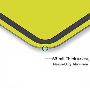 Deer Xing - 18 x 18 Deer Crossing Warning Sign - 3M High Intensity Prismatic Reflective Sheeting - A Real Sign - 10 Year 3M Warranty.