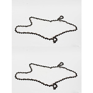 2 Pack Husqvarna 591129993 28" 3/8 .050 93DL H47 Saw Chain Loop 501842693