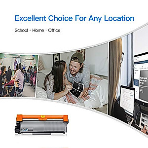LxTek Compatible Toner Cartridge Replacement for Dell E310dw P7RMX PVTHG 593-BBKD E310 E514 E515 to use with Wireless Monochrome E310dw E515dw E514dw E515dn Printer(2 Black, High Yield 2600 Pages)
