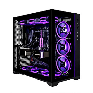 CLX Set Gaming Desktop - Liquid Cooled AMD Ryzen 9 7950X3D 4.2GHz 16-Core Processor, 64GB DDR5 Memory, GeForce RTX 4090 24GB GDDR6X Graphics, 2TB SSD, 6TB HDD, WiFi, Windows 11 Home 64-bit