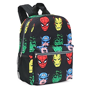 Marvel Avengers Kids Full Size All Over Print 16" Comic Backpack