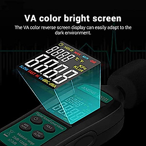 TIST Digital Noise Meter Measurement 35-135 db Intelligent Sound Level Meter Decibel Monitor Logger Diagnostic-Tool