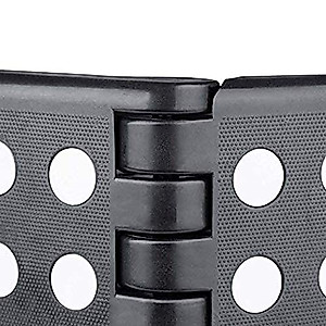 ACSTEP Heavy Duty Step Stool with Back Support, Kids Step Stool, Adult Folding Stool for Outdoor or Indoor Kitchen Step Stools and Bathroom Stool, 9 inch Toddler Step Stool - Black