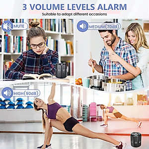 Pomodoro Timer, Digital Cube Timer for Cooking, Productivity Magnetic Countdown Timer, Visual Flip Focus Timer Silent & Alarm Gravity Timer for Study, Cooking, Workout, Office