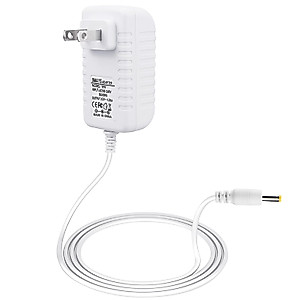 15W Power Cord Replacement for Echo Dot 5th Gen, 4th Gen, 3rd Gen, Dot Kids Edition, Dot with Clock, Pop, White DC Charger Adapter with 5ft Cable