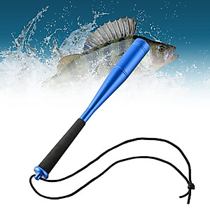 owhelmlqff Fishing Priest Fish Whacker Hammer Stick Accessories Wear-Resistant for Fisherman Black