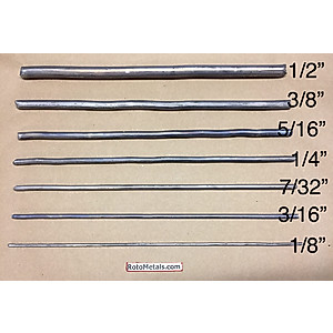 RotoMetals 3/8 inch Diameter Pure 99.9% Lead Wire Per Foot. Great for Pinewood Derby Cars.