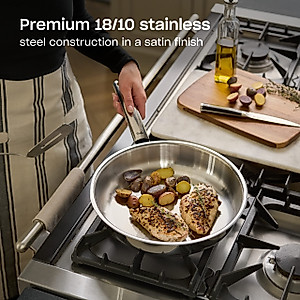 Fissler Steelux Pro Stainless Steel Fry Pan, 11”