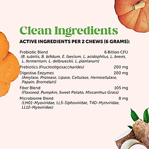 Pet Honesty Super Pooper Max Strength Probiotic Chews - Dog Stool Hardener with Fiber, Prebiotics, Probiotics, & Digestive Enzymes, Gut Health for Dogs, Digestion & Health Supplement for Dogs (90 Ct)