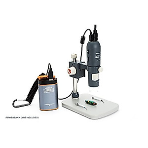 Celestron MicroDirect 1080p HD Handheld Digital Micro Viewing Digital Microscope, Grey (44316)