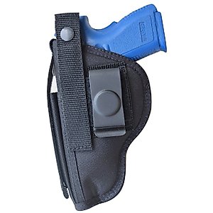 Federal Holsterworks Holster for Hellcat Pro with 3.6 inches Barrel and Front Mounted Extra Mag Pouch, BLACK