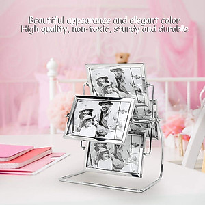 Metal Photo Frame, Ferris Wheel Rotatable Picture Display Photography Studio Rotating Photo Frame For 6X4Inch Photo