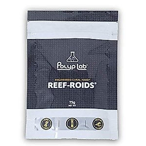 POLYPLAB Reef Roids Engineered Coral Food for Saltwater Aquariums (75g).