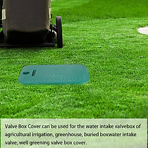 DVECUE Sprinkler Valve Box Cover Outer Diameter 12x17 Inch Irrigation Control Valve Box Replacement Lid Rectangular One Pieces