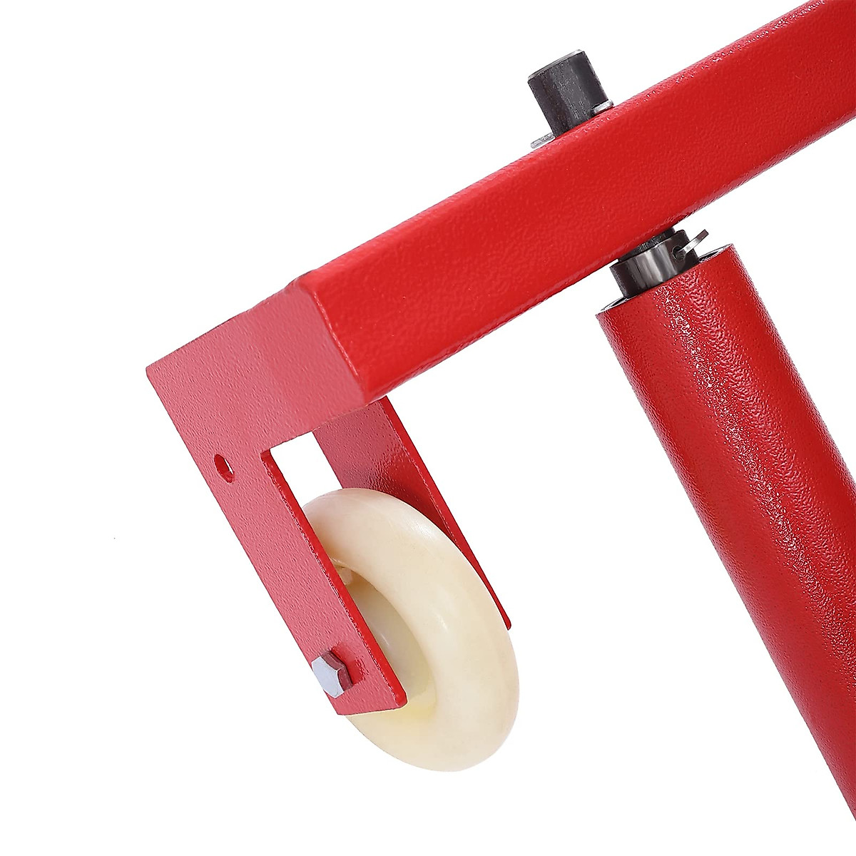 Steel Tubes Tire Dolly Carrying Tool,Dolly Tire Moving Tool Cart,Heavy Duty Adjustable Rolling Wheel Dolly for Shop,Garage