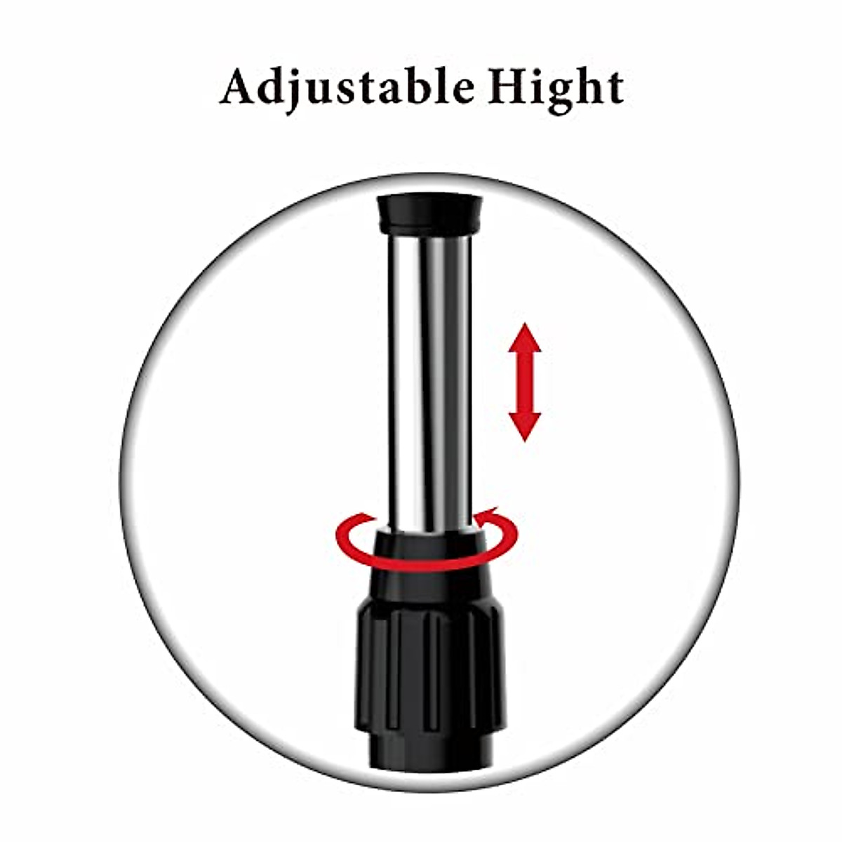 Optimus 16 Inch Oscillating Stand Fan, Black