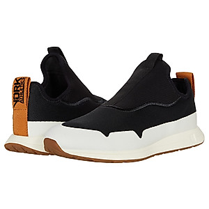 York Athletics - The Gail Recovery Trainer - Post Workout Shoes for Men & Women. Comfortable Slip On Sneakers for After Gym Workouts, Mens 8 | Womens 9.5, Black & Bone