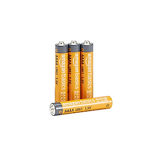 Amazon Basics 4-Pack AAAA Alkaline High-Performance Batteries, 1.5 Volt, 3-Year Shelf Life