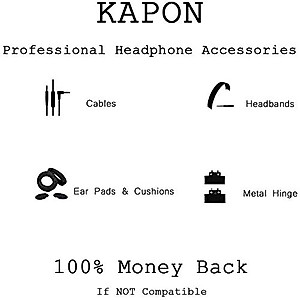 Studio 3 Replacement Parts Hinge Repair Kit Accesories Compatible with Beats by Dre Studio 3.0 Wireless Headphones (Silver)