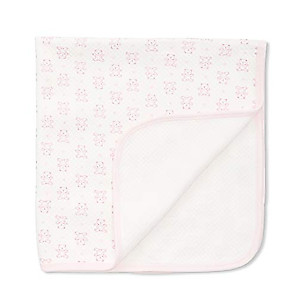 Little Me Blankets for Baby Marshmallow Bear Swaddling Receiving Blanket