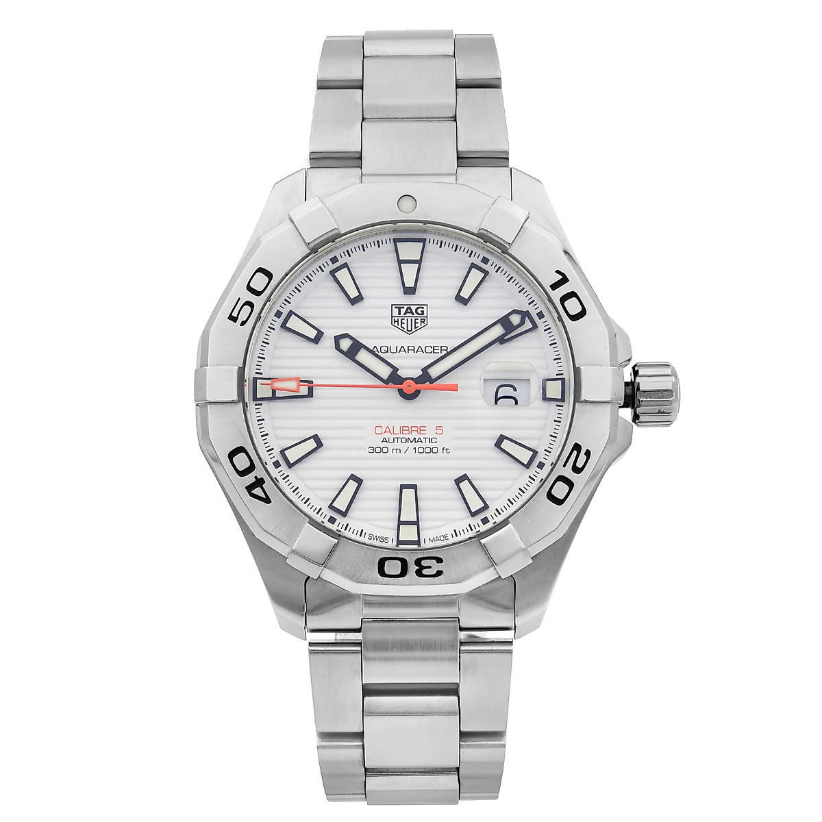 Tag Heuer Aquaracer Automatic White Dial Men's Watch WAY2013.BA0927