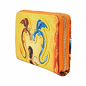 Loungefly Avatar The Last Airbender Fire Dance Zip Around Wallet