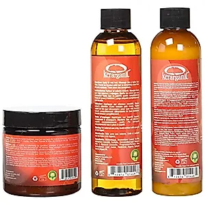 KERATIN TREATMENT SET - ORGANIC - FORMALDEHYDE FREE - 4-oz