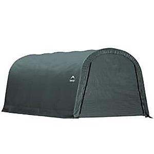 ShelterLogic Replacement Cover Only No Frame-12Wx20Lx8H Round Garage in a Box 90603 for Model 62779 (7.5oz Green)
