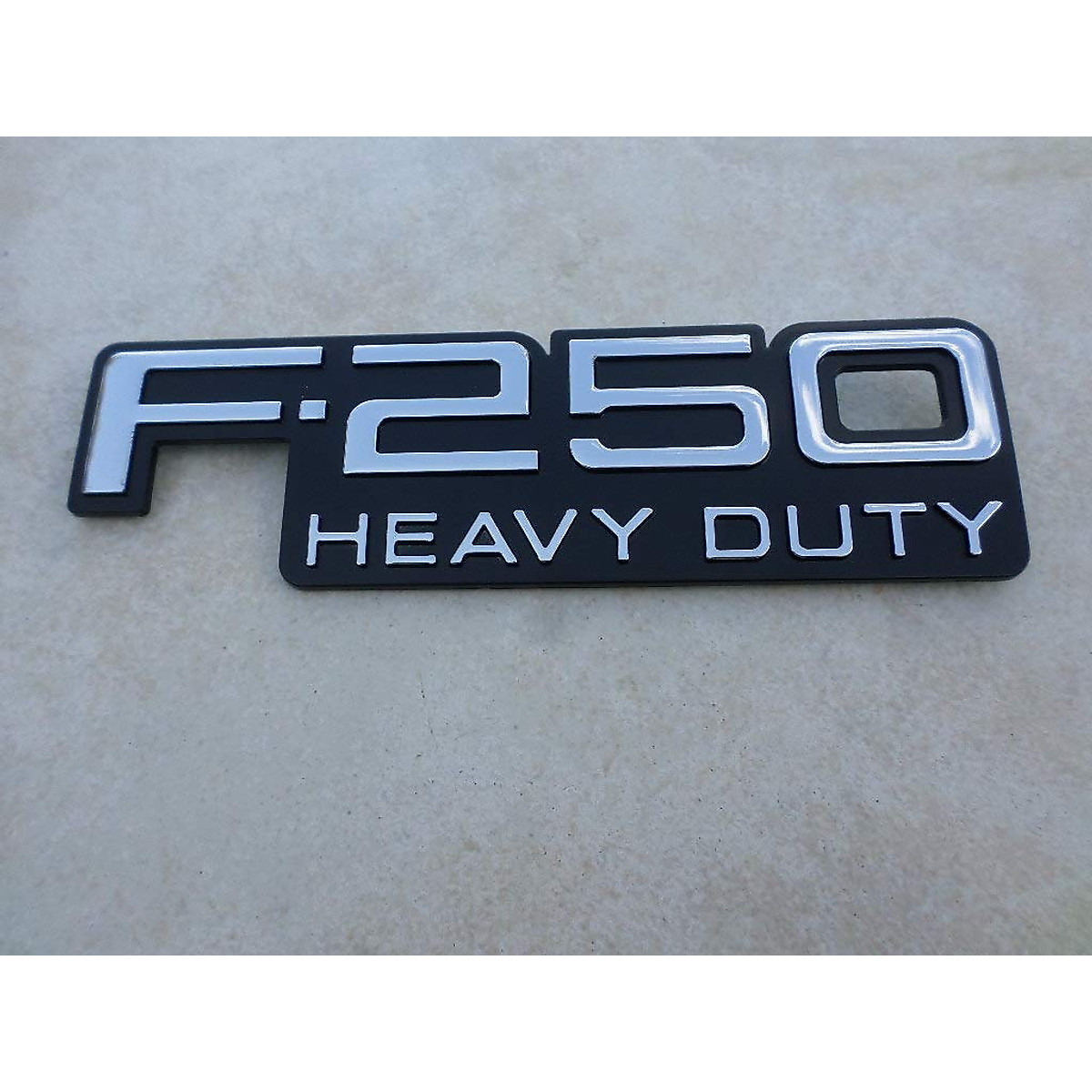 92-98 Ford F-250 Heavy Duty Emblem F7TB-16B114-Ba Logo F2UB-8C020-AA Nameplate F1UB-1540216-AA Ornament Decals Set