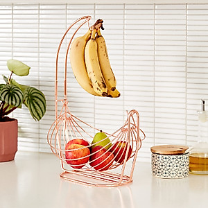 Jiallo Rose Gold basket with Banana Hanger (SW2116SR)
