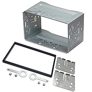 Sound way - In dash 2 DIN Universal Double Din Car stereo radio Installation Dash Kit Mounting Metal Fitting Cage