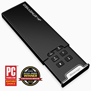 iStorage diskAshur M2 1TB | PIN authenticated, Hardware encrypted USB 3.2 Portable SSD | Ultra-Fast | FIPS Compliant | Rugged & Portable