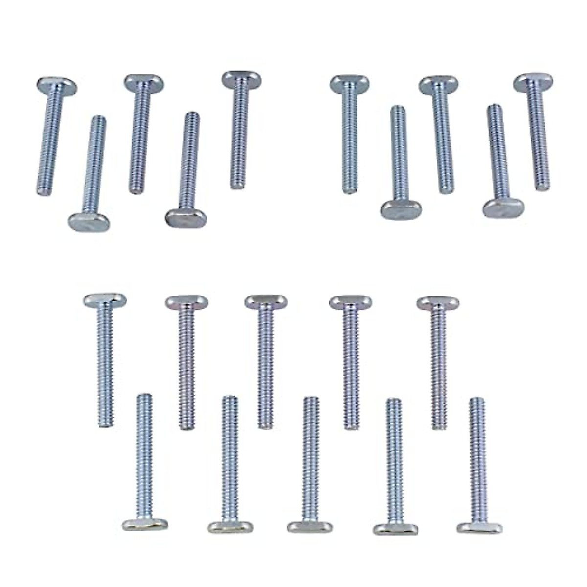 DCT Tee Bolt Set – 20 Pack 1-3/4in T Bolts for Woodworking, T Track Bolts Jig Bolts, 1/4in 20 Thread T Bolt