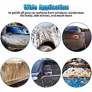 2PCS Clay Mitt, Auto Detailing Medium Grade Clay Bar Alternative Mitt for Flawless Removal of Surface Bonded Contaminant for Auto Detailing Clay Bar Alternative Novel Detailing Tool Car Care