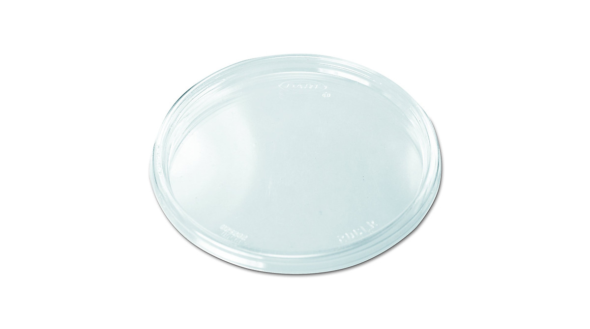 Dart 20DLCR Clear Non-Vented Dome Lid – Perfect for Foam Cups