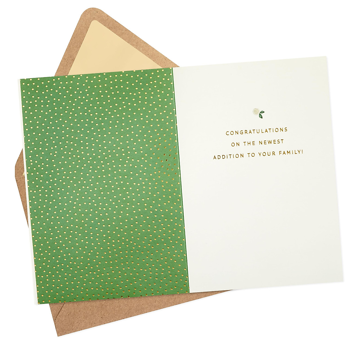 Hallmark Signature Baby Shower Card for New Parents (Oh Baby) Welcome New Baby, Congratulations, Gender Reveal