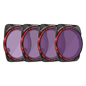 Freewell Bright Day 4Pack Filter Kit for Air 3 ND/PL Hybrid, GimbalSafe Technology
