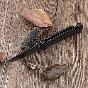 TANSOLE TAN SOLE Pocket Folding Knife with Pocket Clip for outdoor camping survival hunting (T-303)