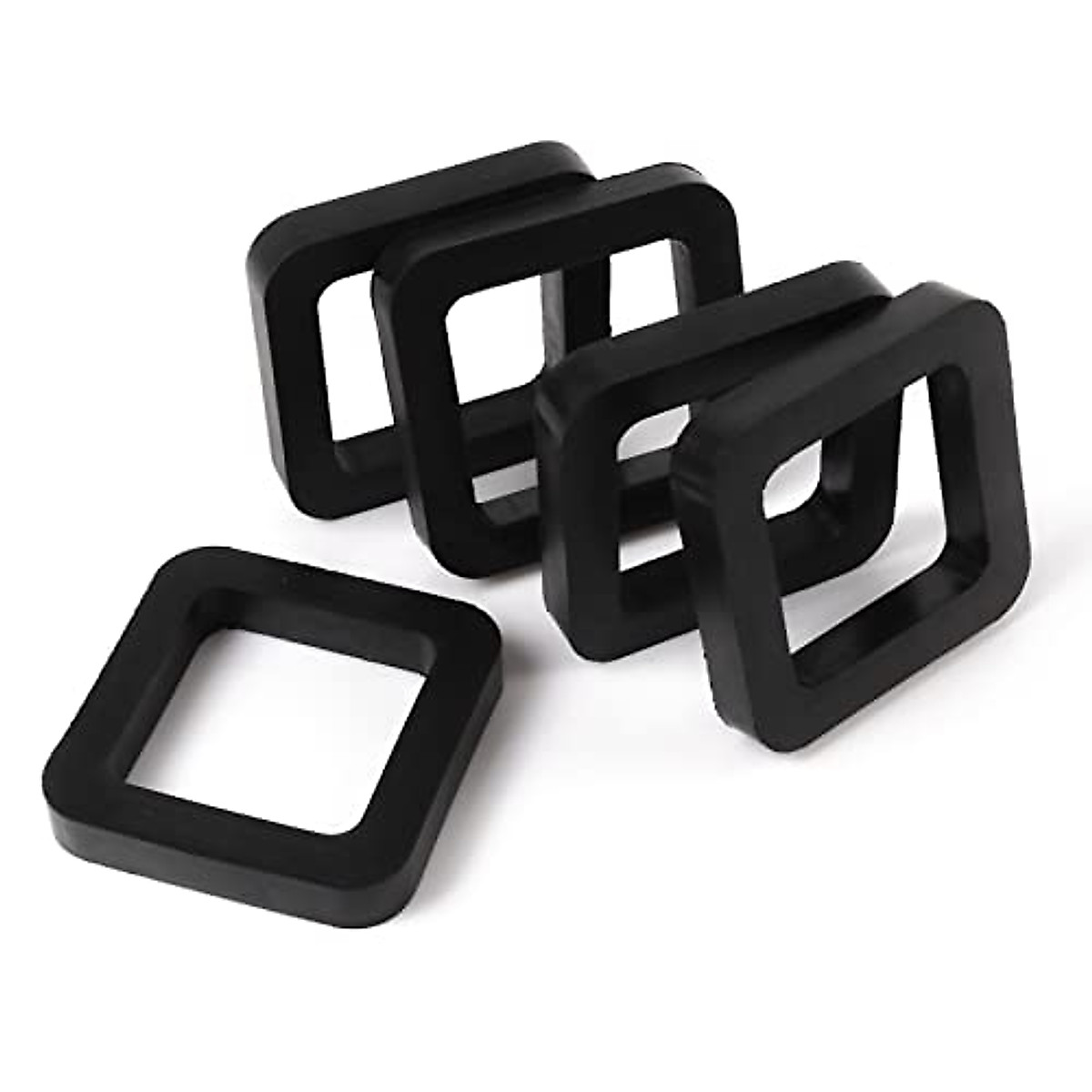 SINGARO 5 Pack 2 Inch Hitch Receiver Muffler Pad for Adjustable Ball Mount for Noise Cancellation, Car Receiver and Tow Hitch with Cushioning Accessories for 2 Inch Trailer Hitch Receiver