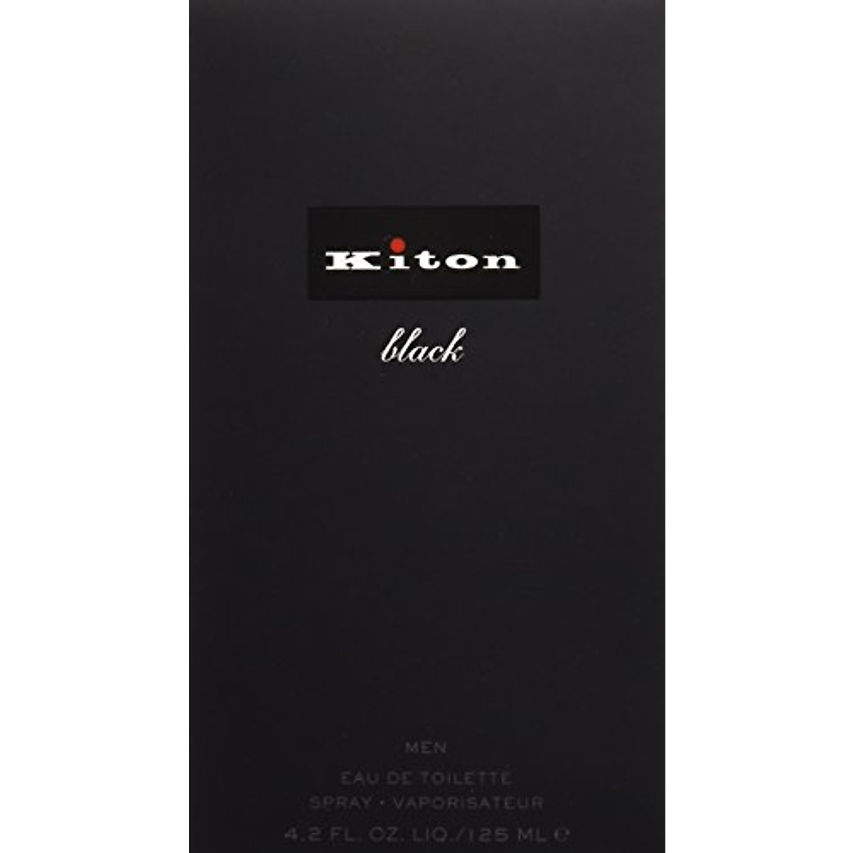 Kiton Black By Kiton For Men Edt Spray 4.2 Oz