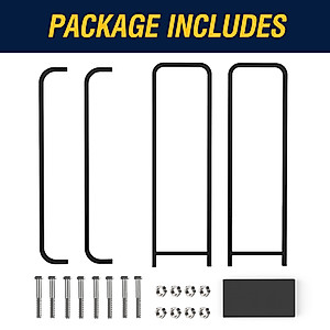 WALMANN 4ft Firewood Log Rack with Cover Outdoor, Heavy Duty Firewood Rack With Weather Resistant 600D Oxford Fabric Cover, Indoor/Outdoor Wood Rack for Firewood…