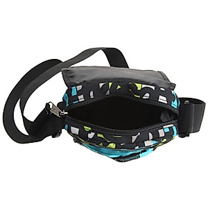 Jansport Flagstaff Small Messenger - Blinded Blue/Alien Green Jumble Jan, 1.6lt