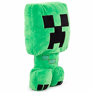Jay Franco Minecraft Plush Stuffed Creeper Pillow Buddy - Super Soft Polyester Microfiber, Measures 16 inches x 8 inches