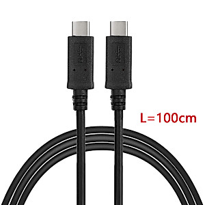 cablecc Reversible Design USB 3.0 3.1 Type C Male Connector to Male Data Cable for Tablet &Mobile Phone & Hard Disk Drive