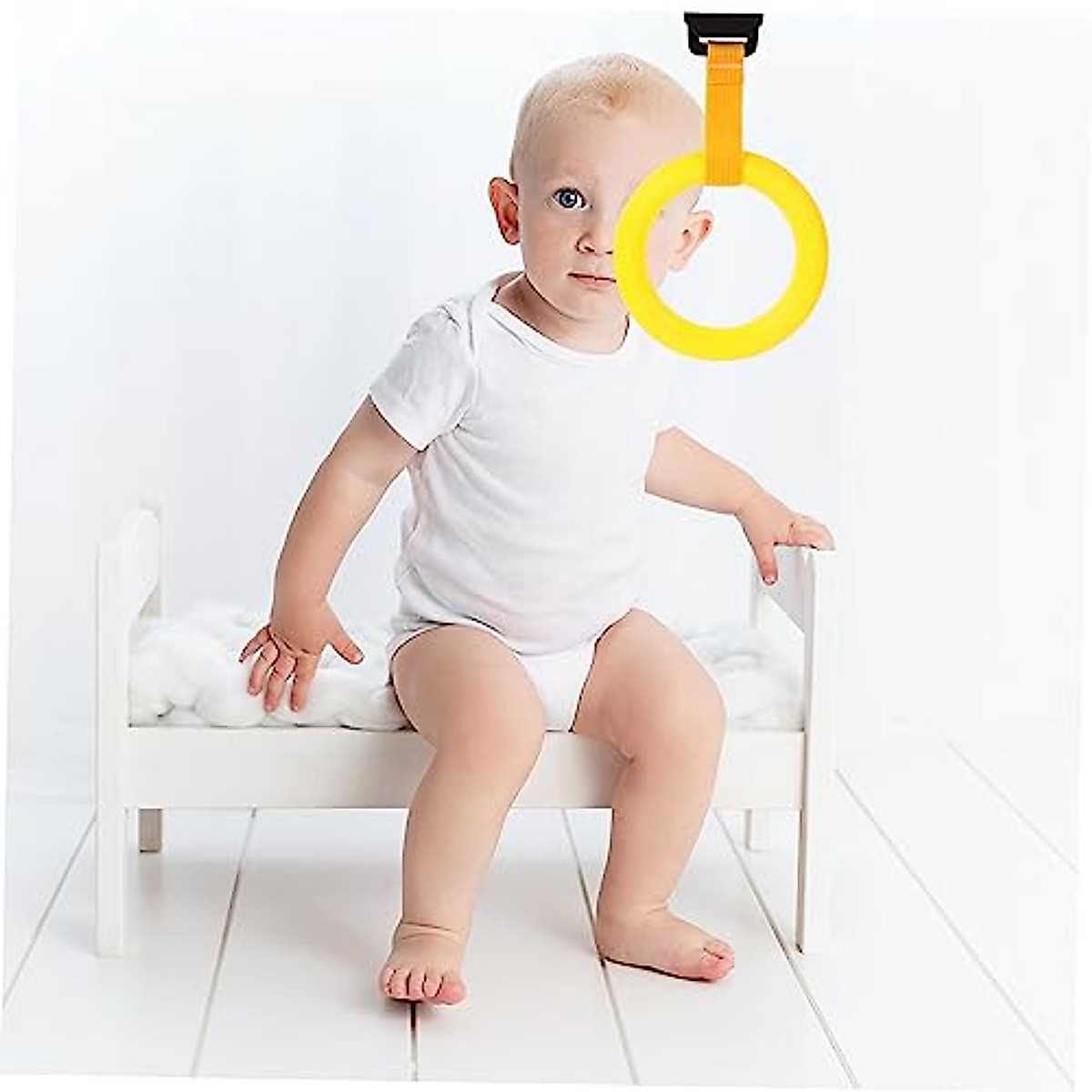 Nursery Pull Rings Infant Bed Pull Ring Vertical Safety Ring Hand Pull Ring Wristband Adjust Infant Supply The Fence Stand up Assist Rings Accessories Tool Bracket cot for