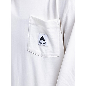 Burton Men's Colfax Long Sleeve T-Shirt, Stout White, S