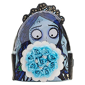Loungefly Corpse Bride Emily Bouquet Womens Double Strap Shoulder Bag Purse