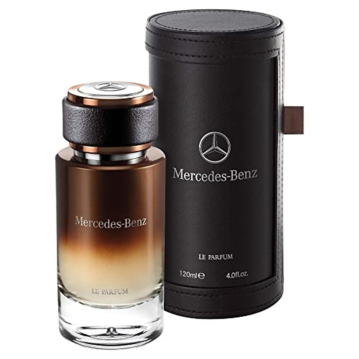 Mercedes-Benz - Le Parfum - Irresistible Fragrance For Men - Wood And Leather Scent - For Dynamic, Leading Personalities - Pink Pepper, Bergamot, Violet Leaves, Amber Notes - Eau De Parfum - 4 Fl Oz