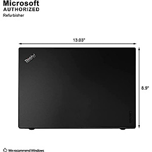Lenovo ThinkPad T460S 14 FHD, Core i7-6600U 2.6GHz, 16GB RAM, 512GB Solid State Drive, Windows 10 Pro 64Bit, CAM (RENEWED)