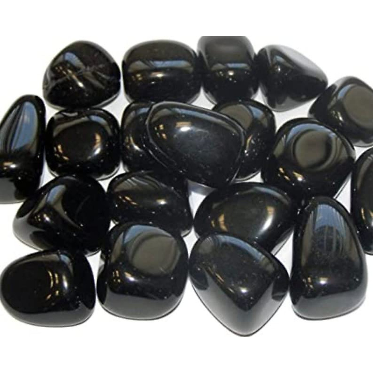 Pachamama Essentials Black Obsidian Tumbled - Healing Stone - Crystal Healing Rock 20-25mm (1)
